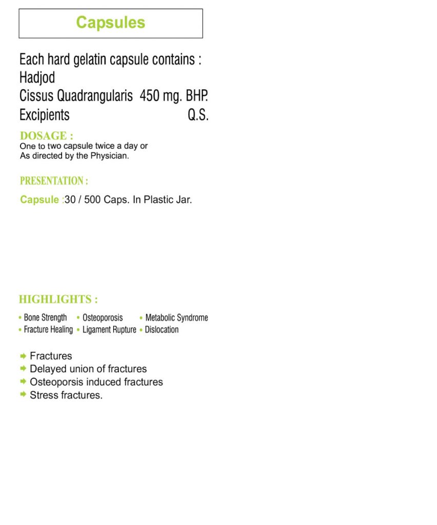 BonHeal Capsules - VITA HEALTH PVT LTD