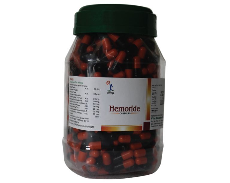 Hemoride Capsules - VITA HEALTH PVT LTD