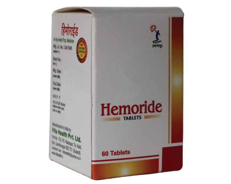 Hemoride Tablets - VITA HEALTH PVT LTD