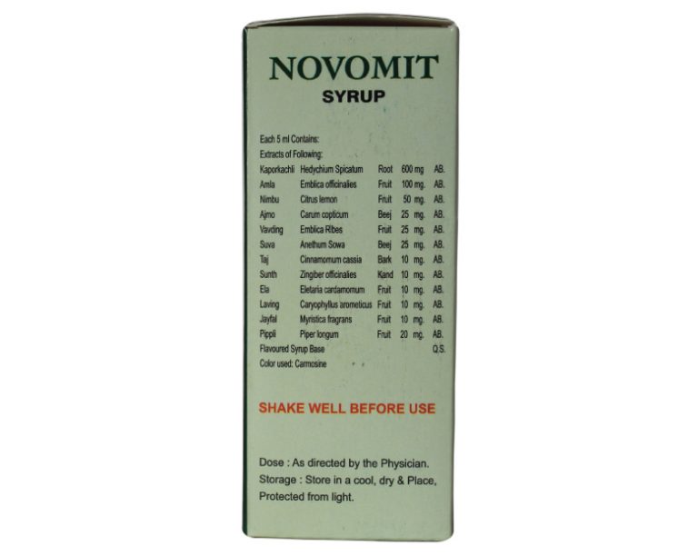 Novomit Syrup - VITA HEALTH PVT LTD
